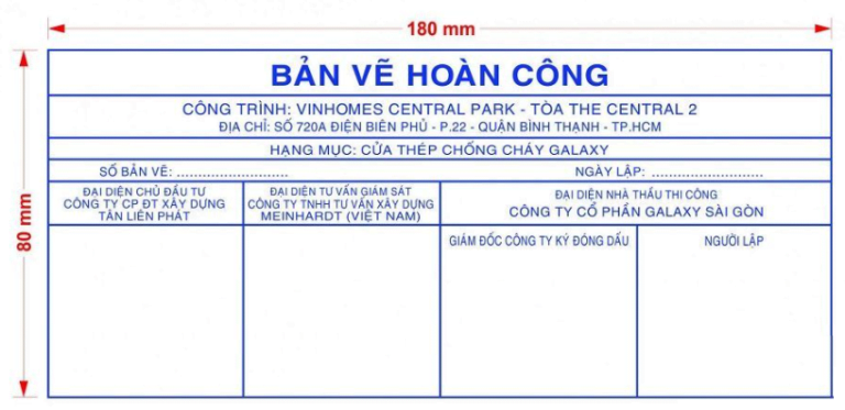Tải miễn phí mẫu bản vẽ hoàn công theo Nghị định 06/2021/NĐ-CP